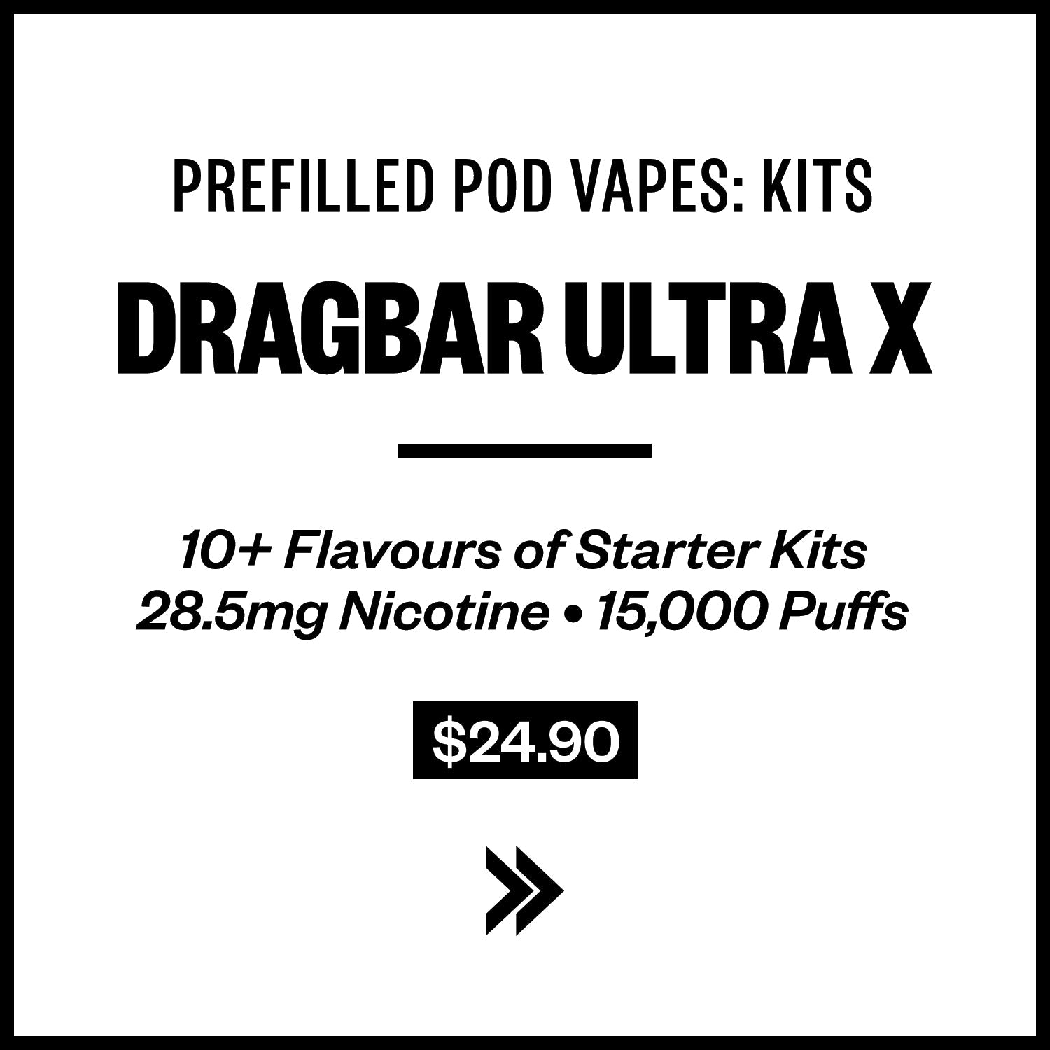 Dragbar Ultra X (Starter Kits) | Vapourium